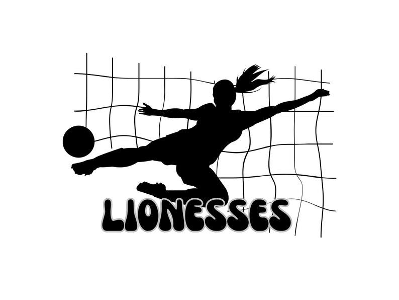 Lionesses PNG Download Sublimation Design Womens Football Printable ...