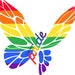 LGBTQ Live With Pride Rainbow Butterfly Transparent Png LGBT Gay Pride Rainbow Gay Festival LGBT ...