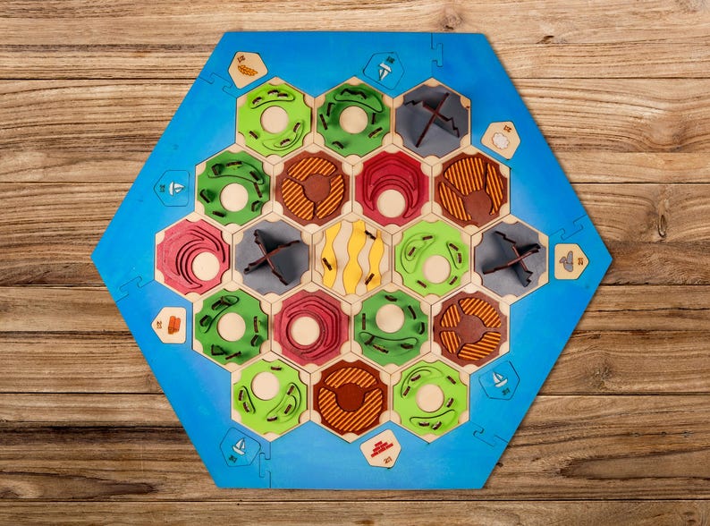 Settlers of Catan Laser Files, Laser Cut Catan File SVG, Settlers of ...