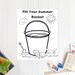 Fill Your Summer Bucket, Bucket List, Digital, Summer Activity, Teacher ...