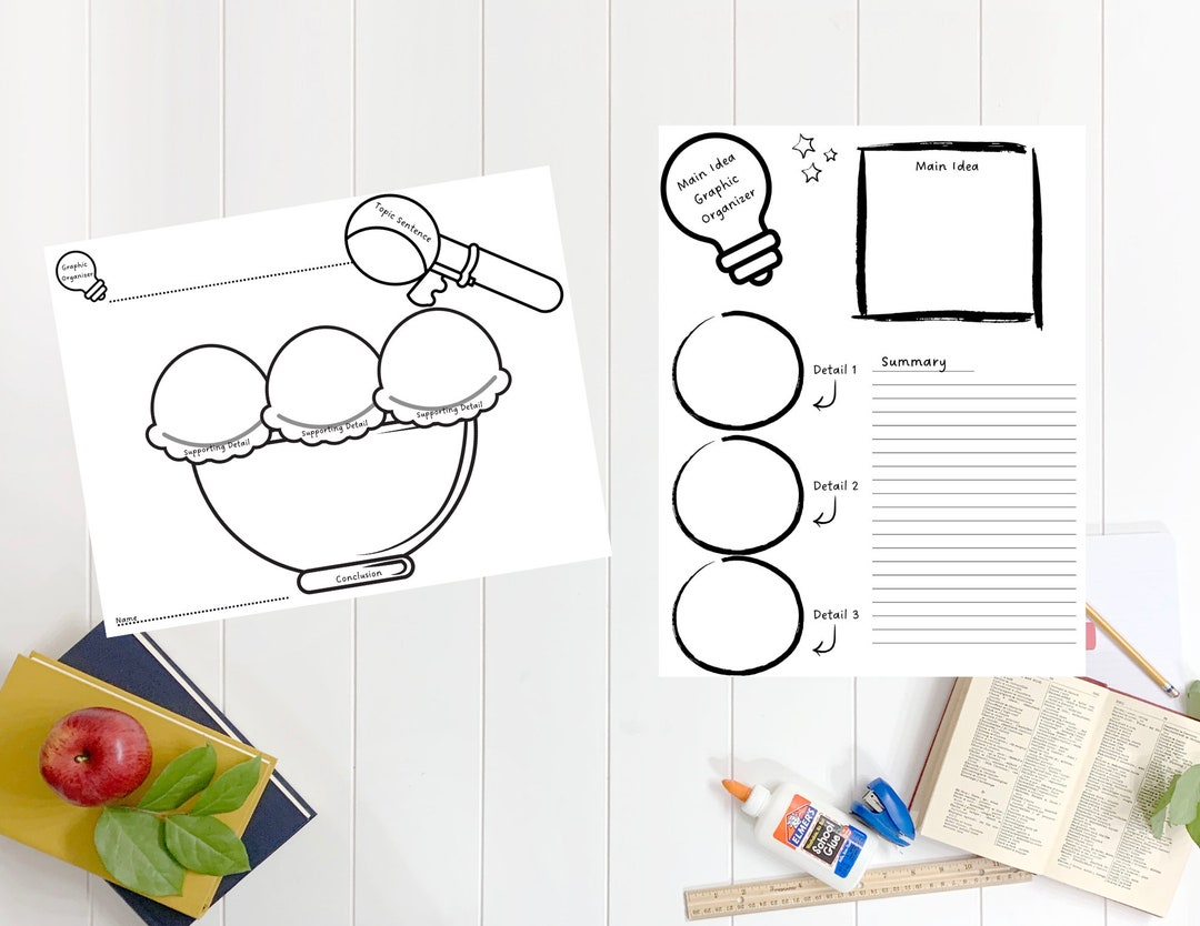 Graphic Organizer Bundle, Homeschool, School, Writing, Language Arts ...