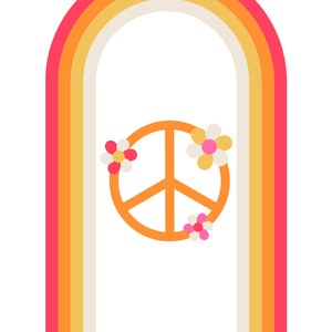 Groovy Classroom Poster Bundle, Retro Posters, Mental Health, School ...