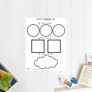 Graphic Organizer Classroom Check In Teacher Homeschool - Etsy