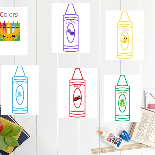 Primary Color Print - Etsy