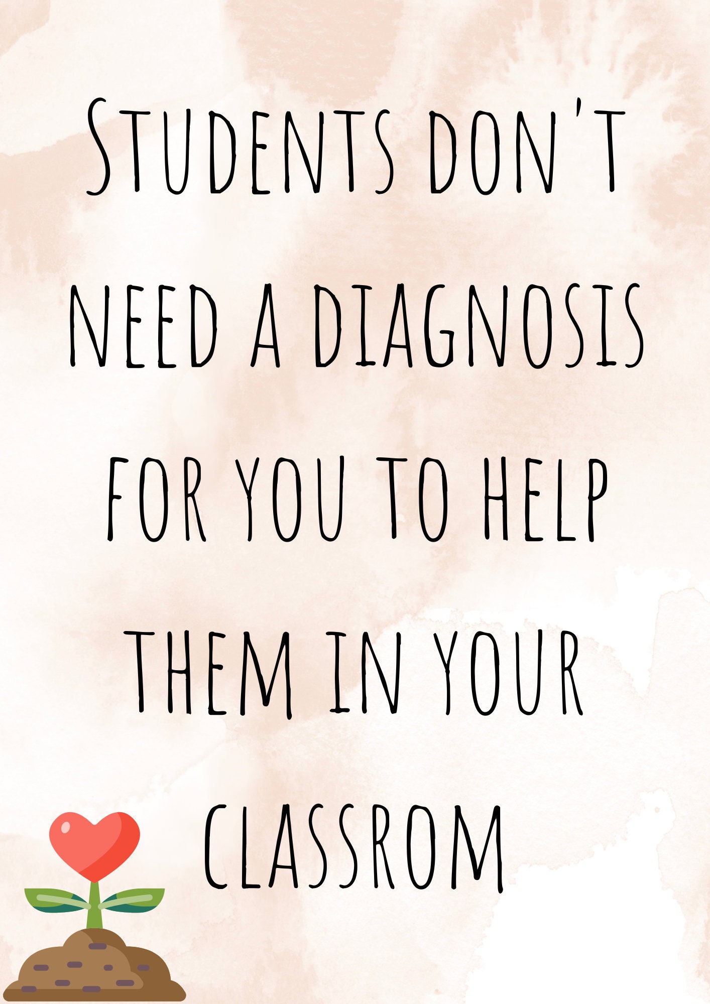Inclusivity Poster, Classroom Poster, Special Education Classroom ...