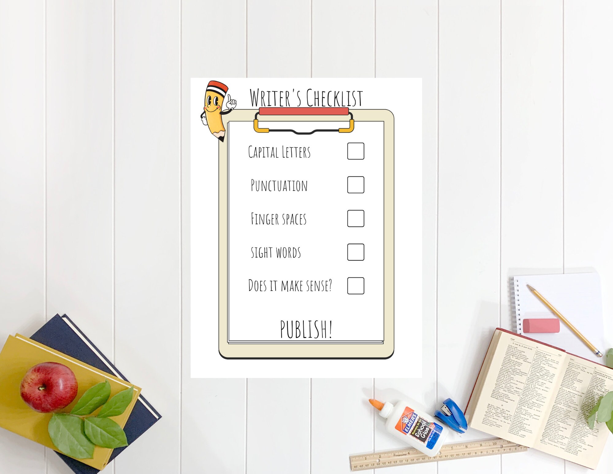 Writing Checklist, Classroom Decor, Classroom Rules, Early Writers ...