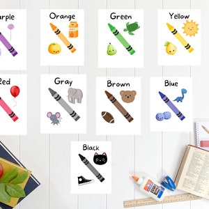 Teacher Color Posters, Color Bundle, Bulletin Board, Primary Colors ...