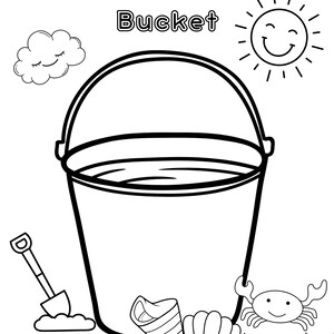 Fill Your Summer Bucket, Bucket List, Digital, Summer Activity, Teacher ...