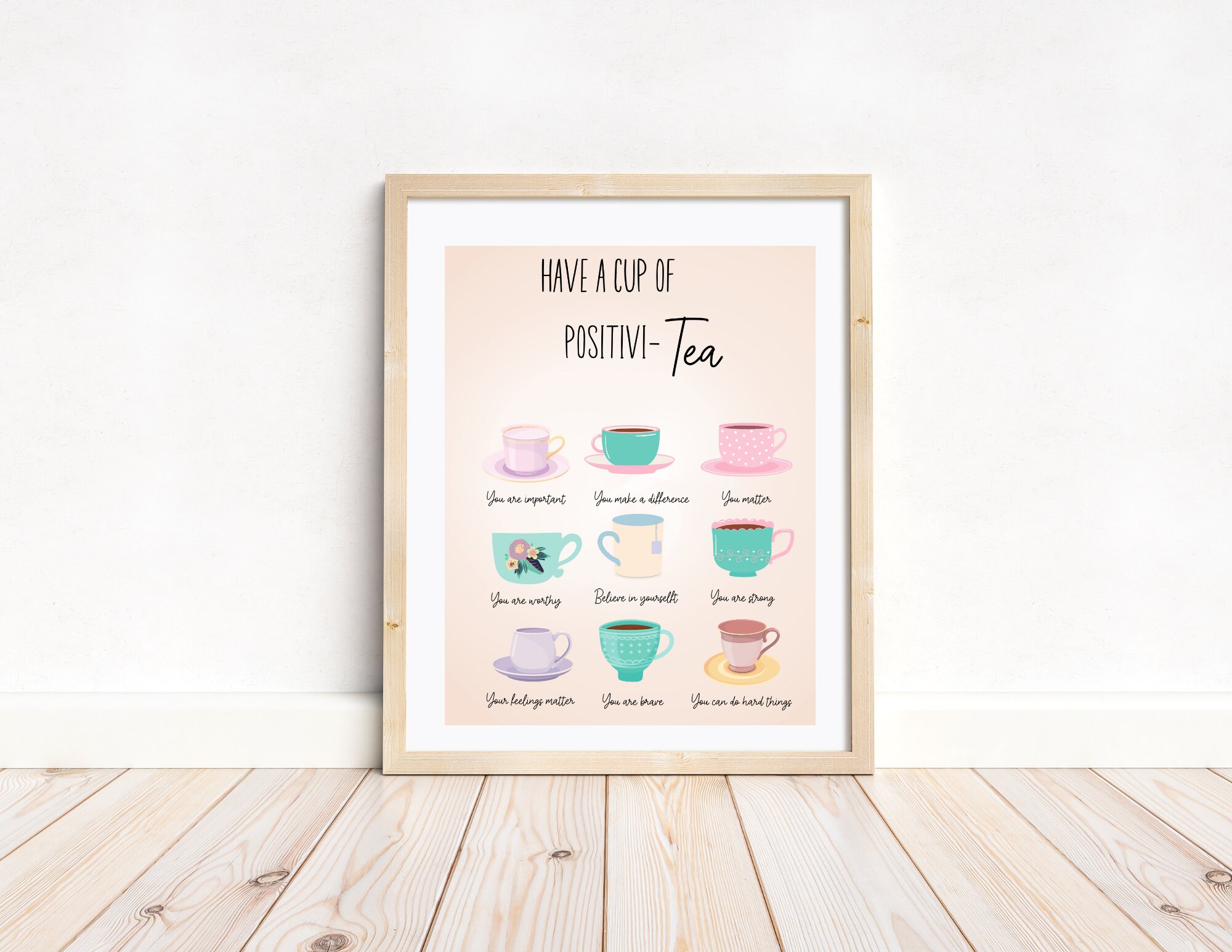 Positivi-tea, Positivity, Self Affirmation, Psychology, Self-talk ...