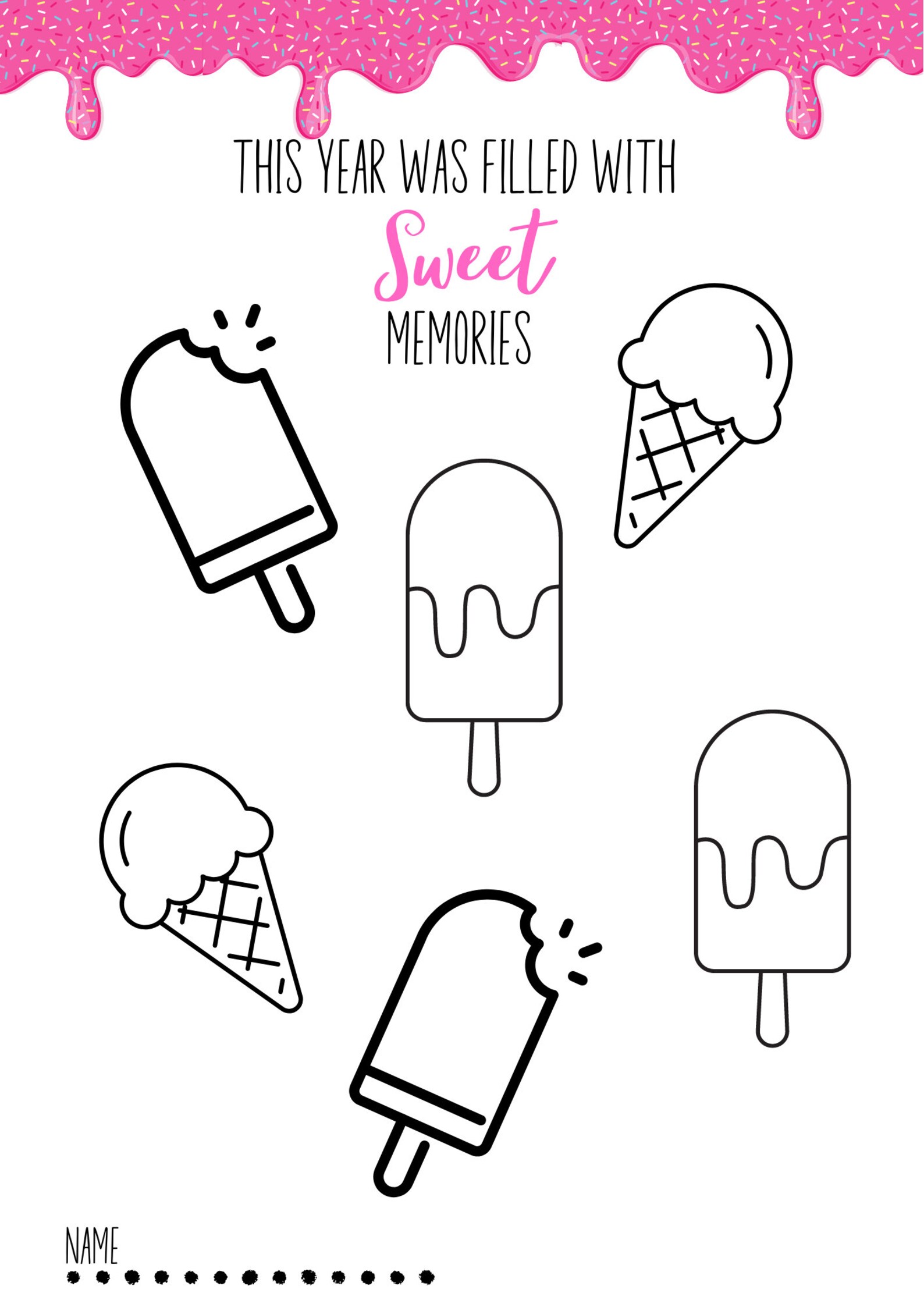 End of School Year Activity, Classroom Craft Activity, End of School ...