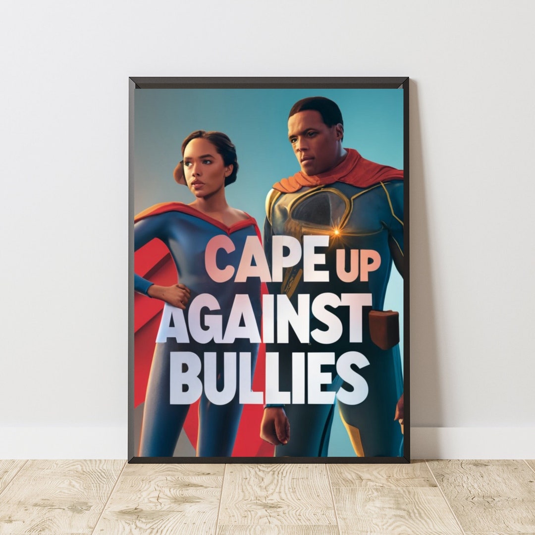 Empowering Anti-bully Superhero Classroom Poster - Etsy