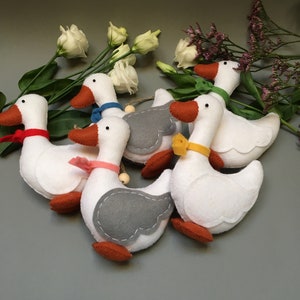 Felt Goose Easter Ornament, Easter Decorations, Felt Goose for Easter ...
