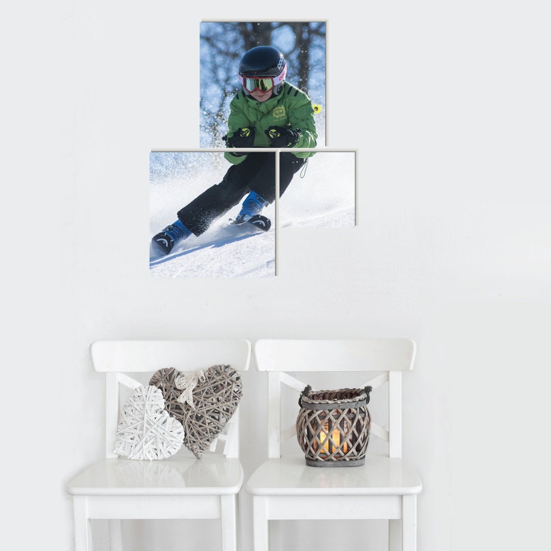 Skier Wall Design From Photo, Skier Wall Design, Photo Wall Design ...