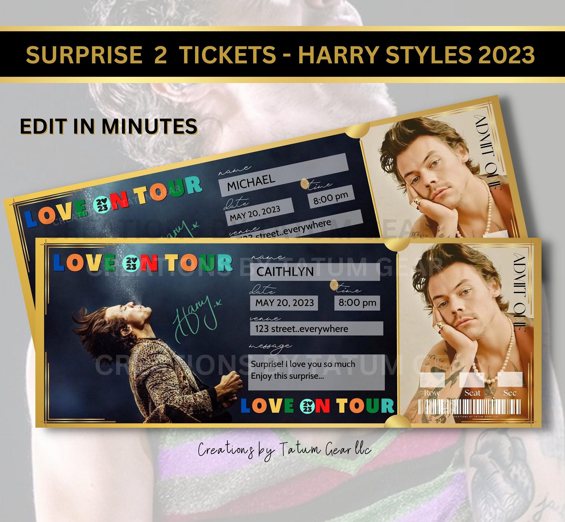One Direction Vip Concert Tickets