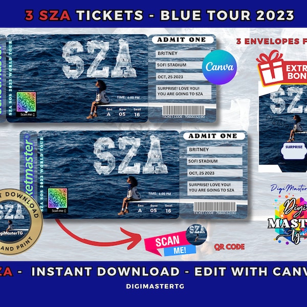 Surprise Sza Ticket - Etsy