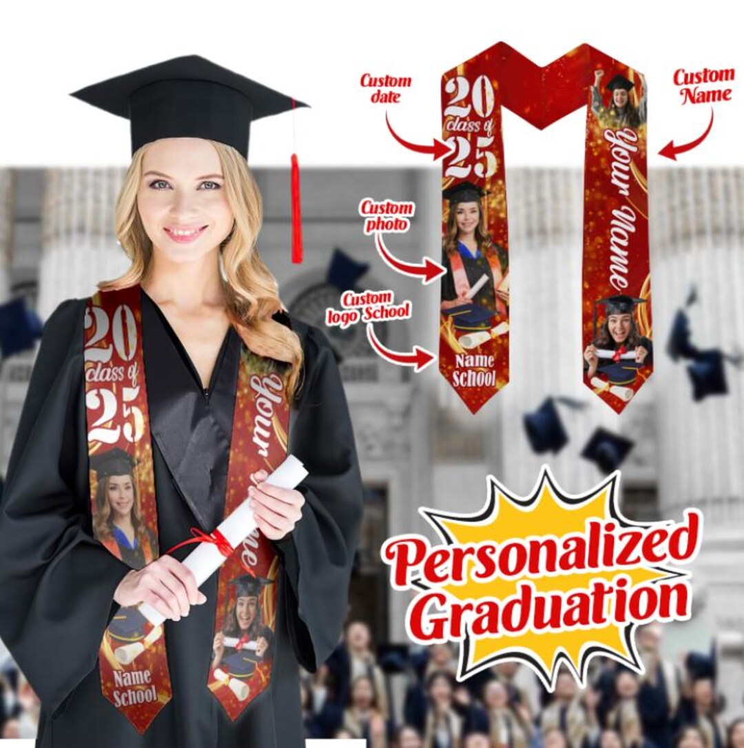 Personalized Congratulations Sash With Photo, Custom Photo Hand Fan ...