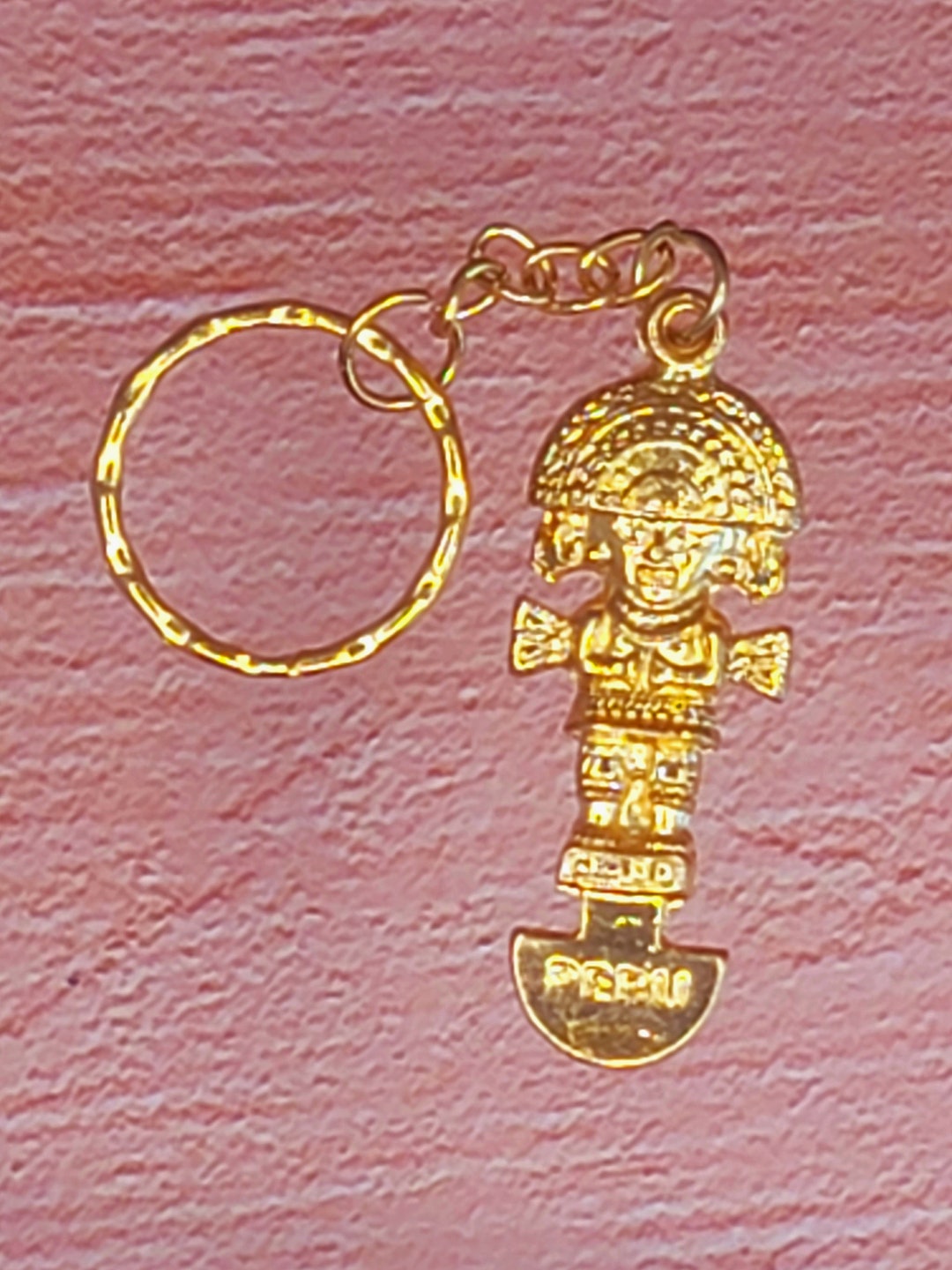 Peruvian Keychain Tumi, Llavero Tumi, 3D Double Sided Keychain - Cusco ...