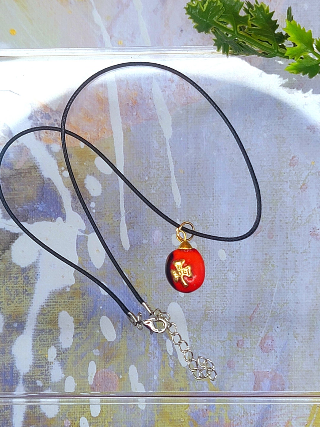 Huayruro Necklace - Amazonian Seed Necklace - Peruvian Necklace - Etsy