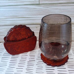 Beautiful Peruvian Embossed Leather Coasters in Original Sheet ...