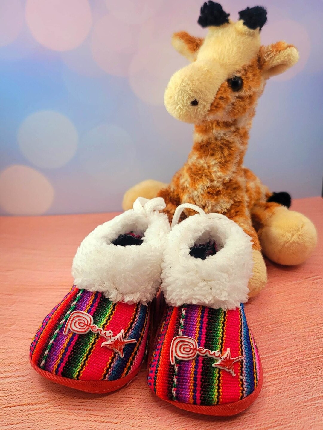 Colorful Peruvian Baby Shoes/ Baby Infant/toddler’s Slippers / Handmade ...