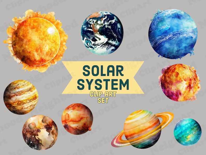 Solar System Clipart - 10 HD 2048x2048 PNG Images - Solar System ...