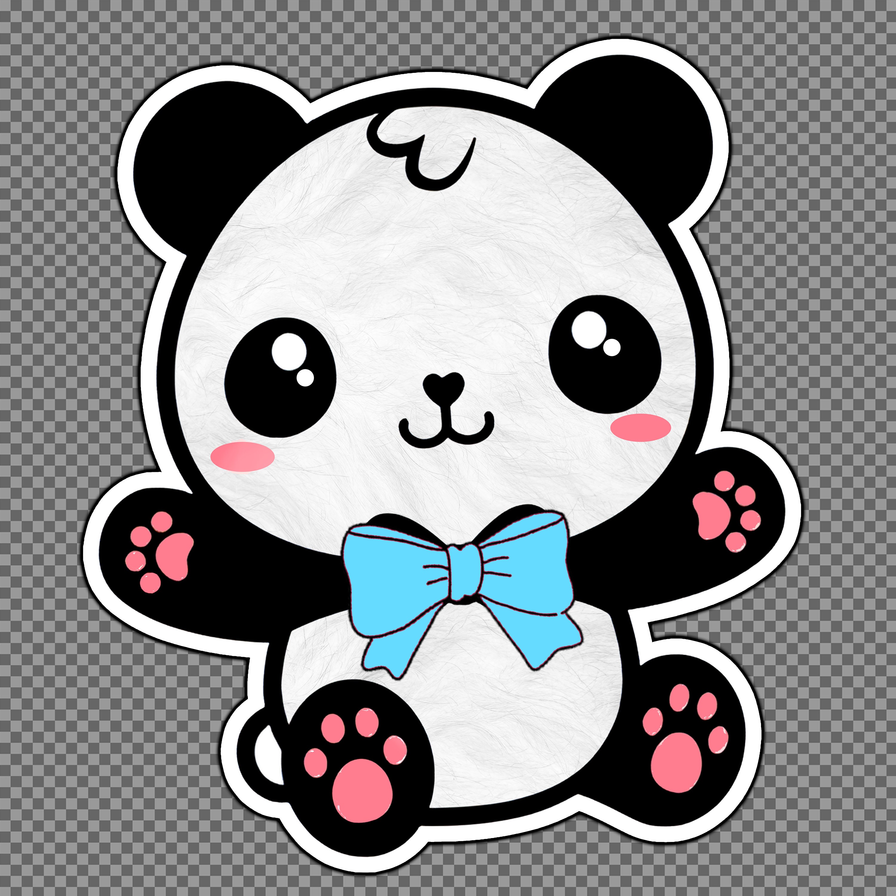 Cute Kawaii Cartoon Panda Clip Art 13 300dpi PNG Images Transparent ...