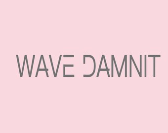 Wave Decal - Etsy