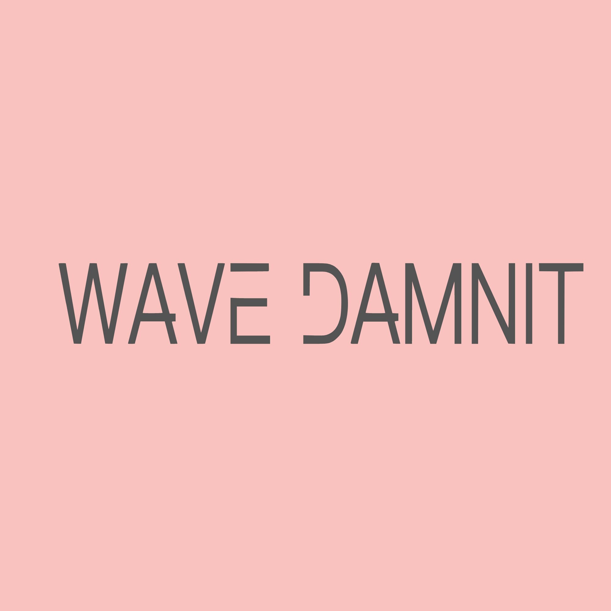 Wave Damnit Decal - Etsy