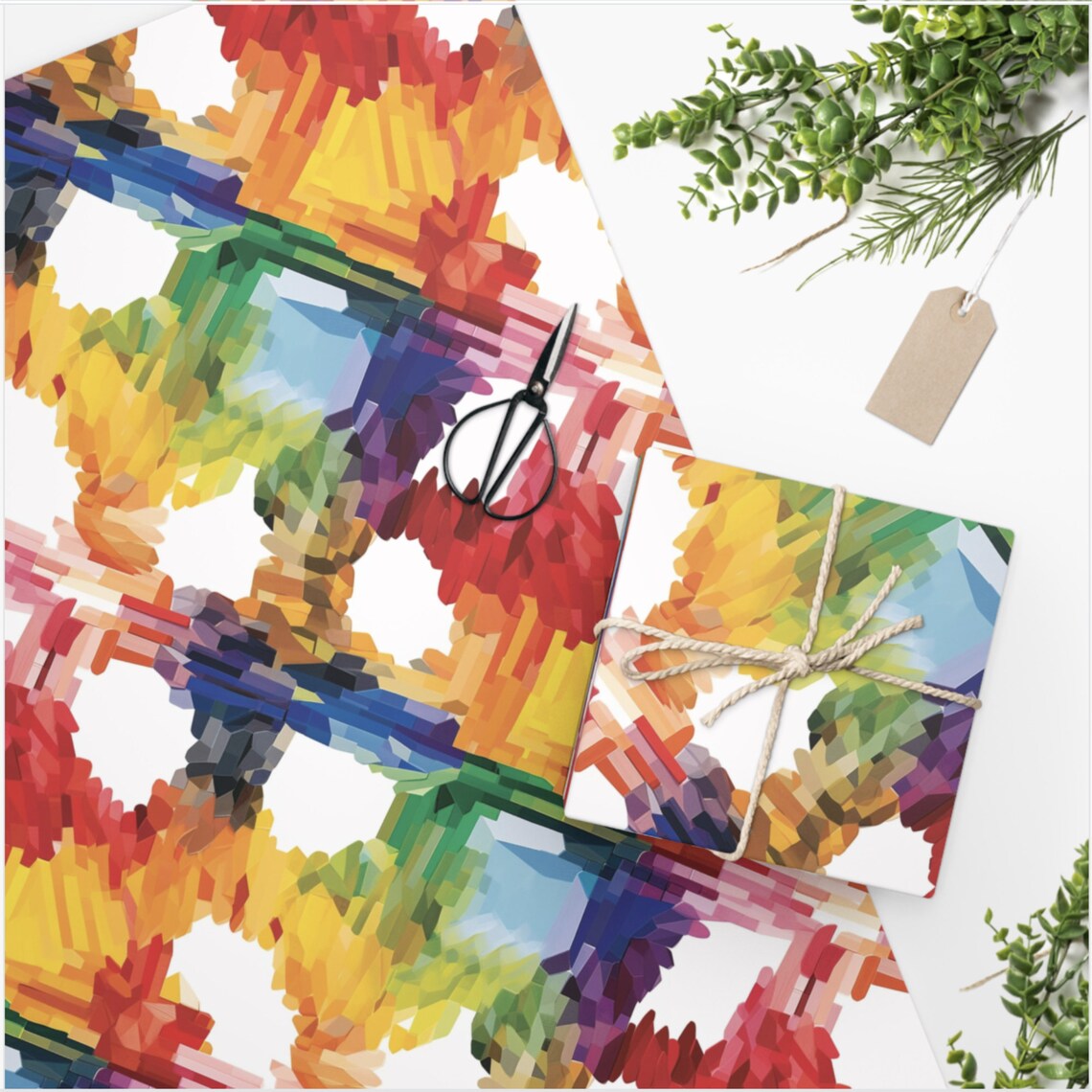 LGBTQ Pride Month Seamless Patterns Digital Art Design Background ...