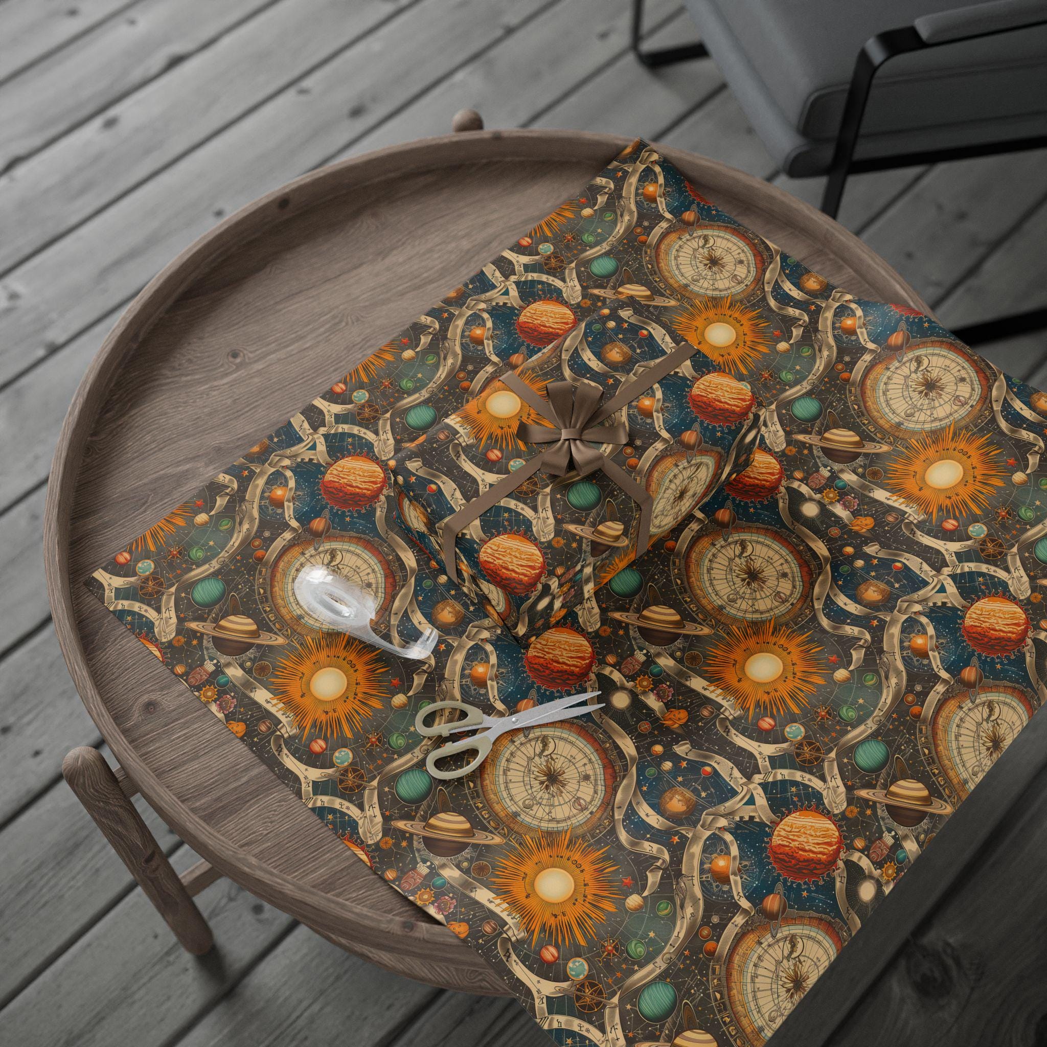 Vintage Celestial Maps Pattern Set, Beautiful Seamless Designs for Home ...