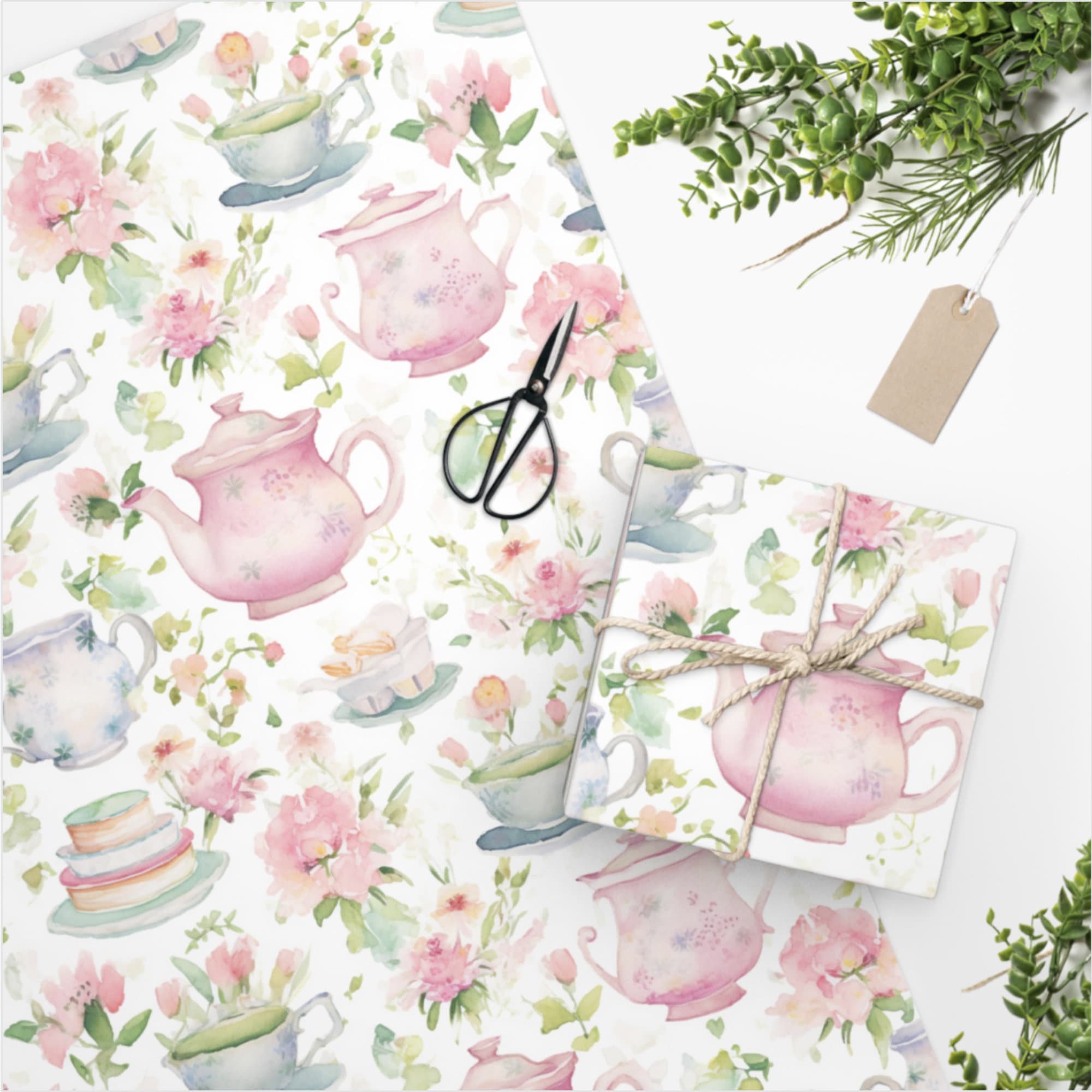 Baby Girl Birth Nursery Digital Seamless Repeating Paper Pack, Baby ...