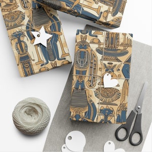 Egypt Inspired Art Seamless Patterns Digital Background, 20 Egyptian ...