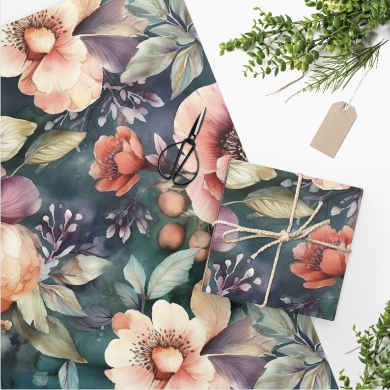 High Quality Floral Watercolor Seamless Patterns Digital Paper ...
