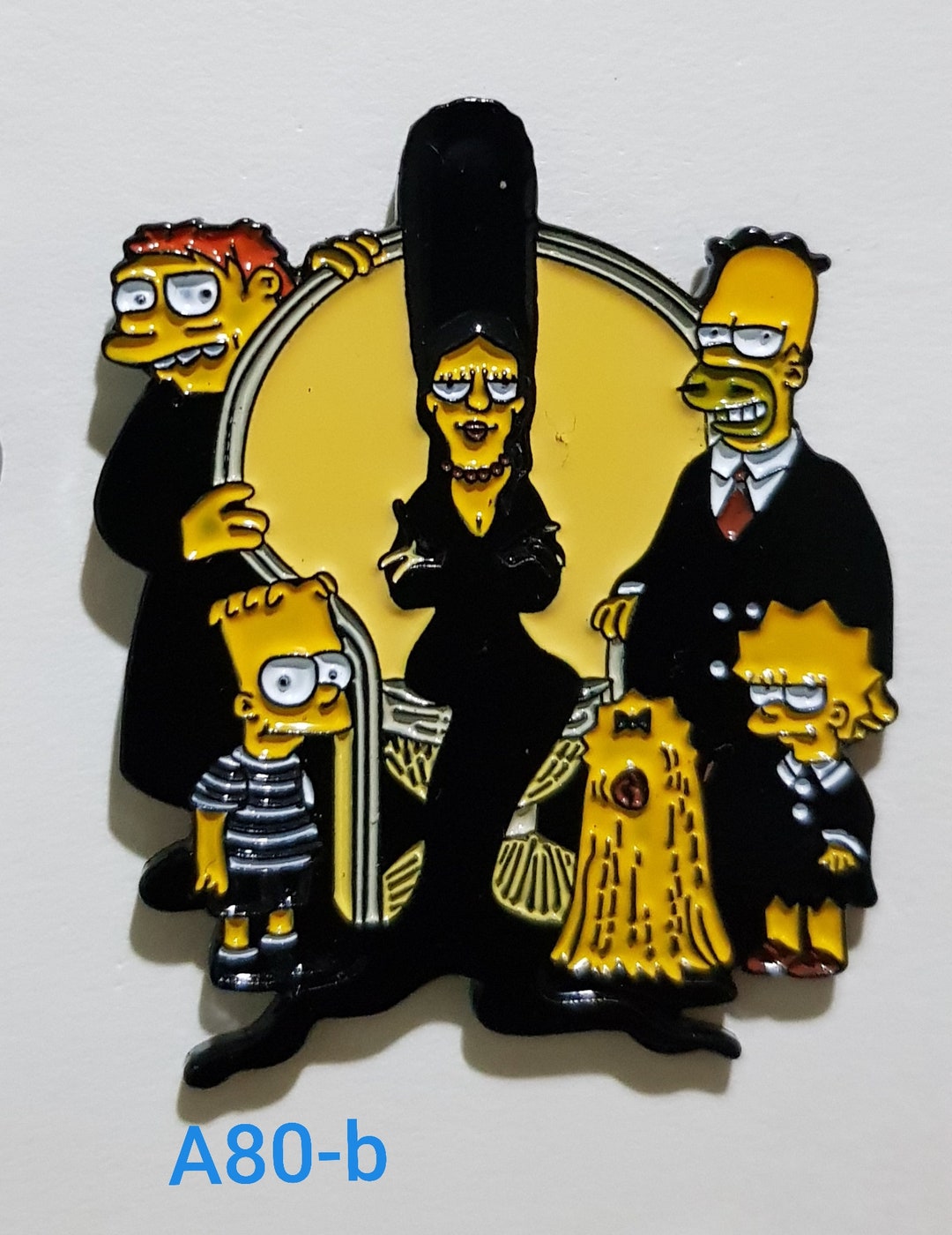 The Addams Family Simpsons New Enamel Pin - Etsy Australia