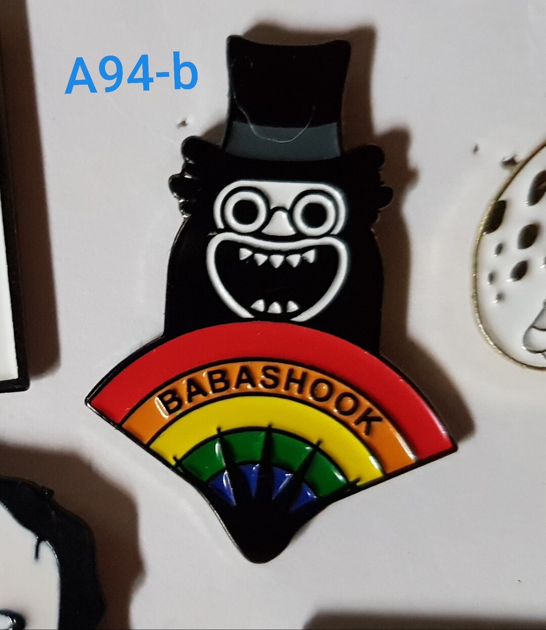 Babashook, New Enamel Pin. Fish Nets Rainbow Pride Flag Horror Movies ...