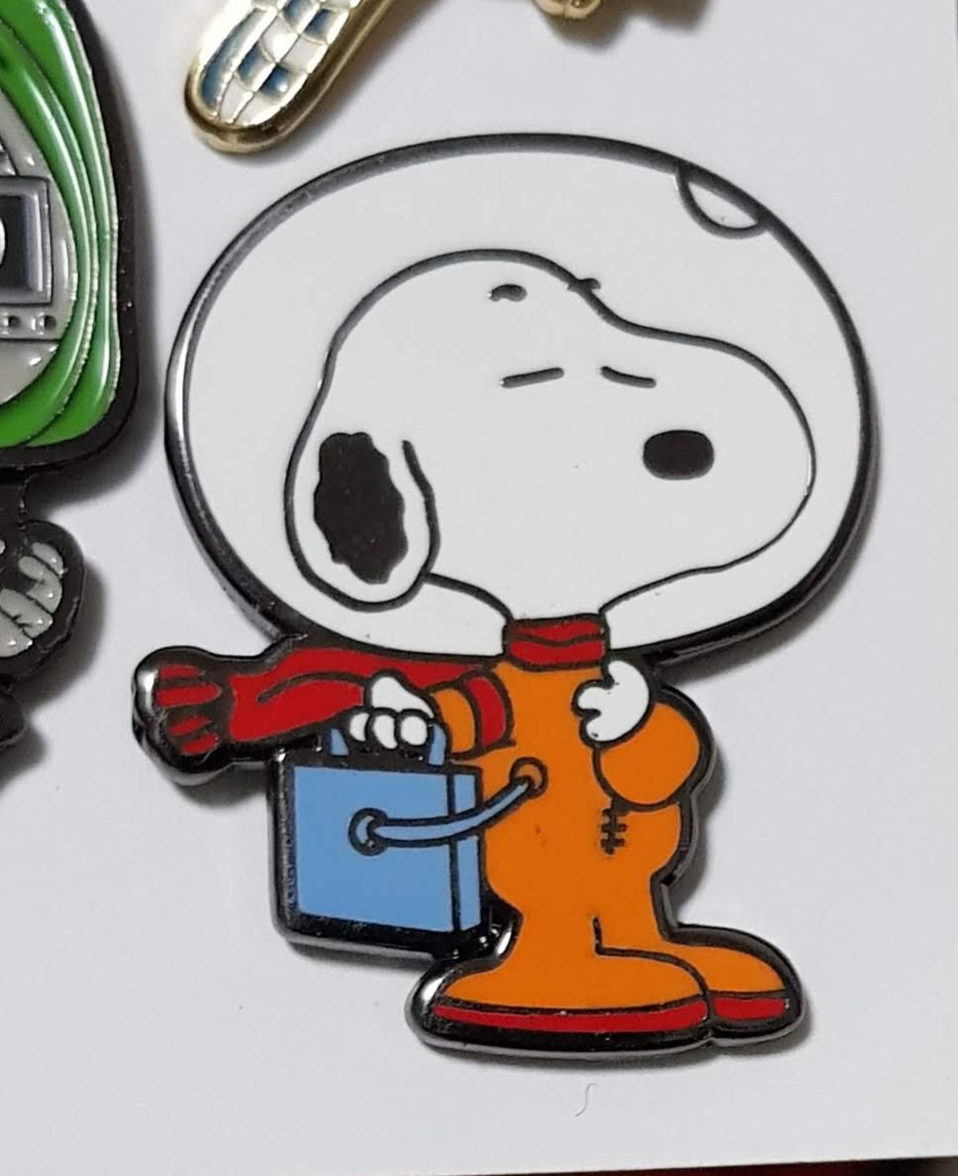 Snoopy Astronaught New Enamel Lapel Pin Peanuts Comic Strip - Etsy