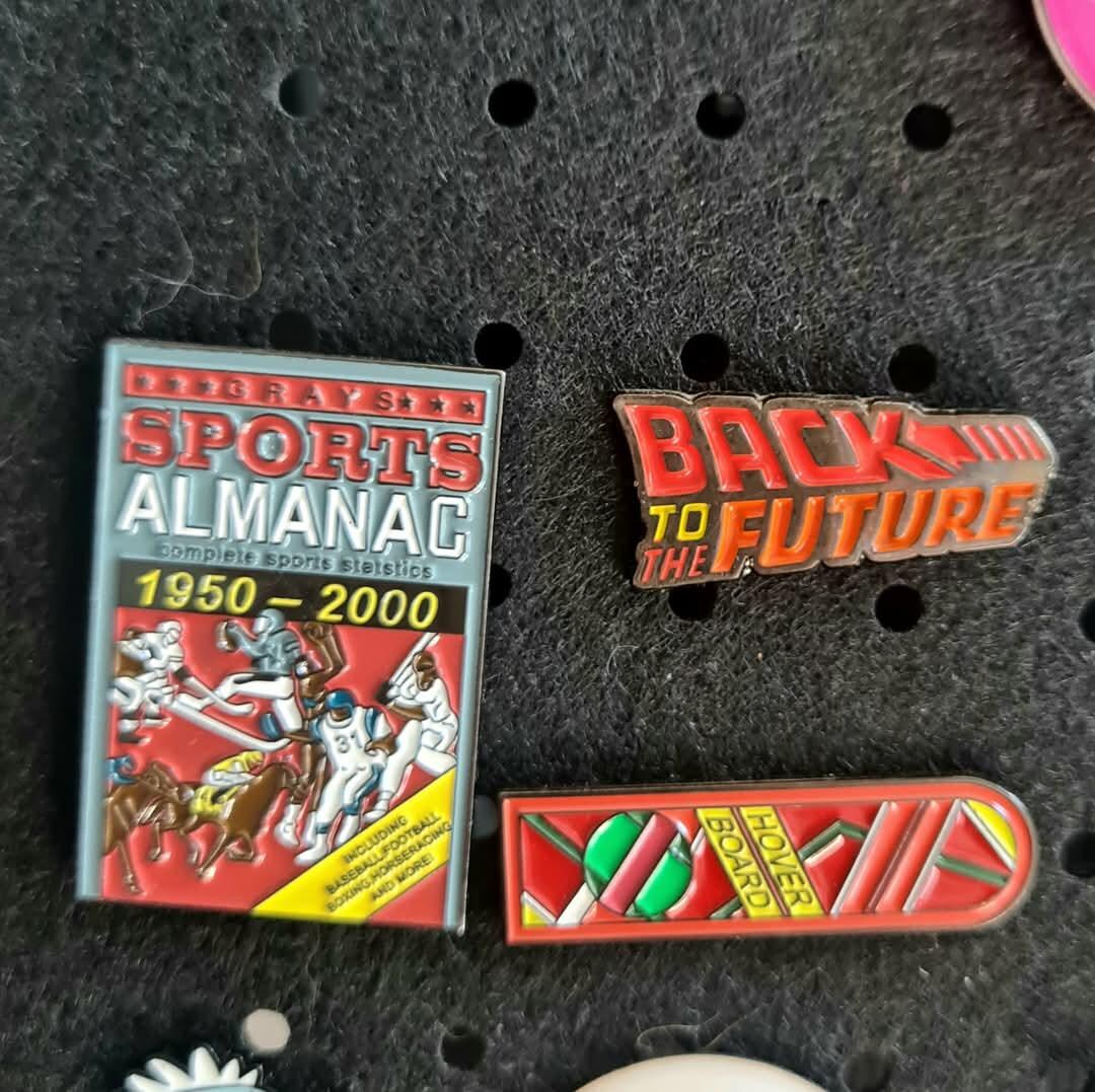 Set of 3 Back to the Future New Enamel Pins Hoverboard Classic Movie - Etsy