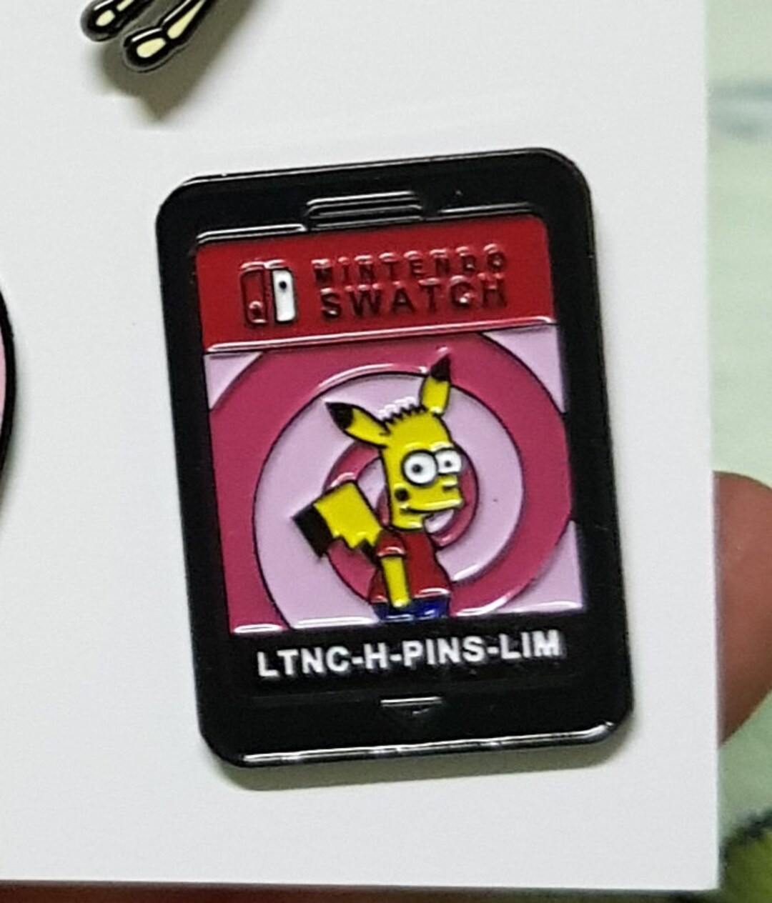 Bart Simpson Pokémon Game. New Enamel Pin - Etsy