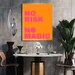 No Risk, No Magic Poster - Etsy