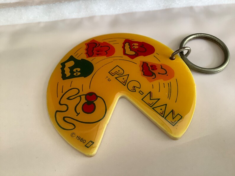 Pac-man Keychain - Etsy