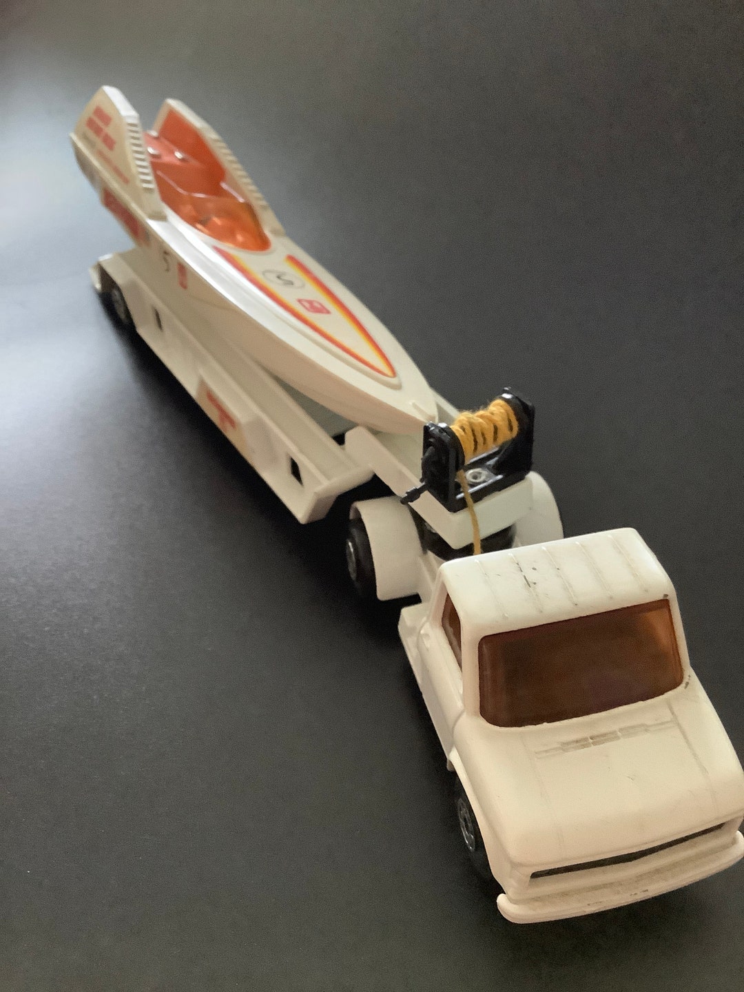 Benihana Bertram Racing Boat With Trailer and Truck Hauler - Etsy