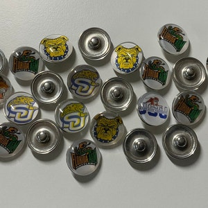 FAMU North Carolina A&T Southern University Snap Charms HBCU Collegiate ...