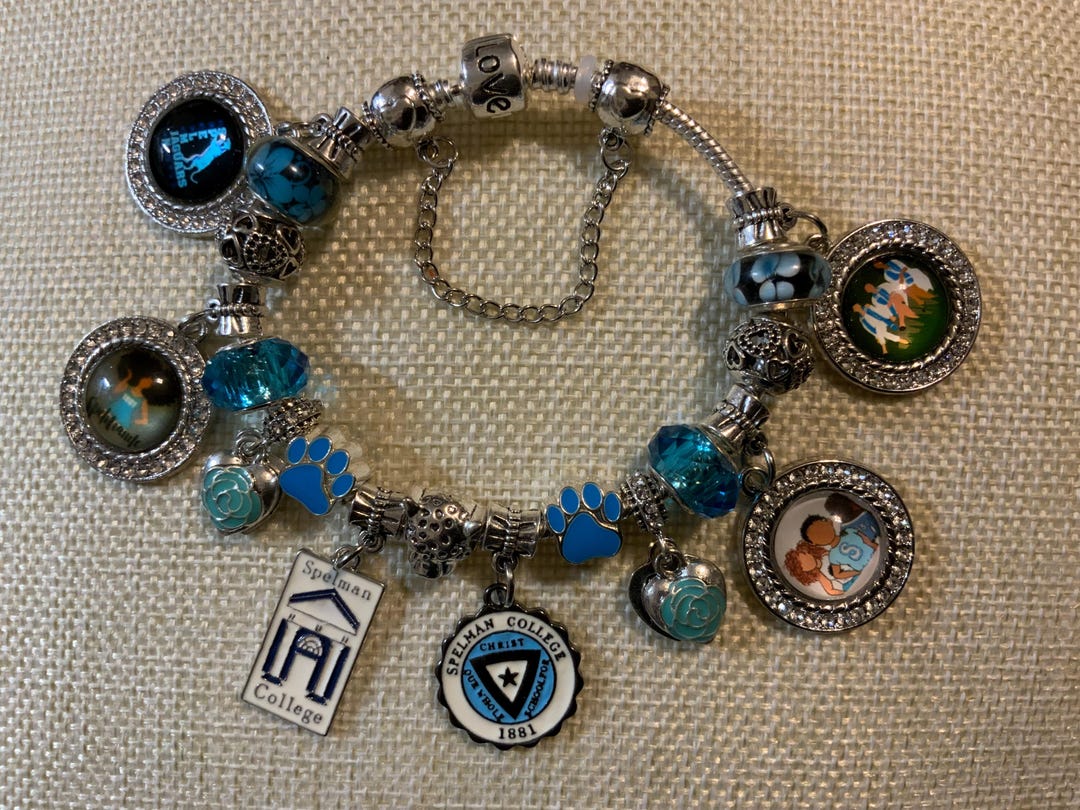 Spelman College Jaguars Custom Alumni Charm Bracelet Beads Charms HBCU ...