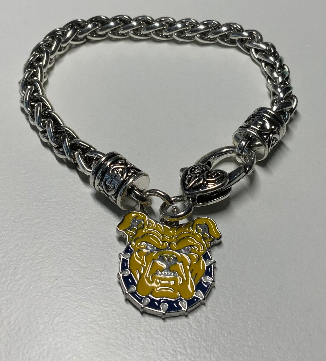 North Carolina A&T University 7.5” Antique Rope Style Bracelet HBCU ...