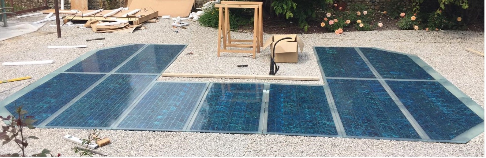 Photovoltaic Floor, Walkable Solar Tiles 50 X 50 Cm 4 Tiles 1m2. - Etsy UK