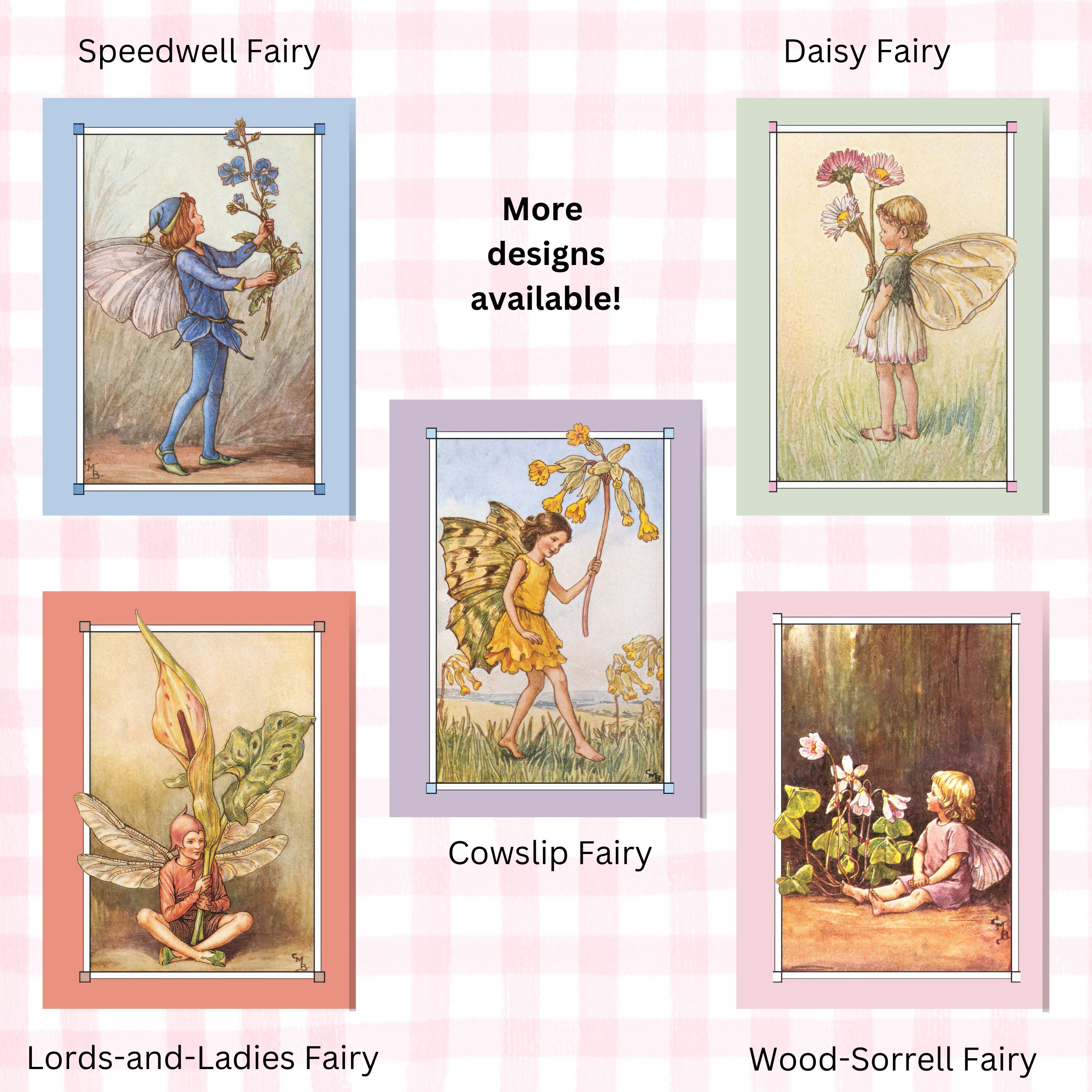 Cicely Mary Barker Flower Fairy Puzzle CUSTOM - 10 Fairy Options, 2 ...
