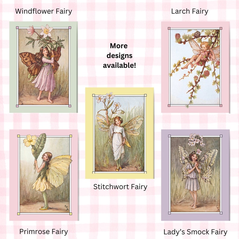 Cicely Mary Barker Flower Fairy Puzzle CUSTOM - 10 Fairy Options, 2 ...