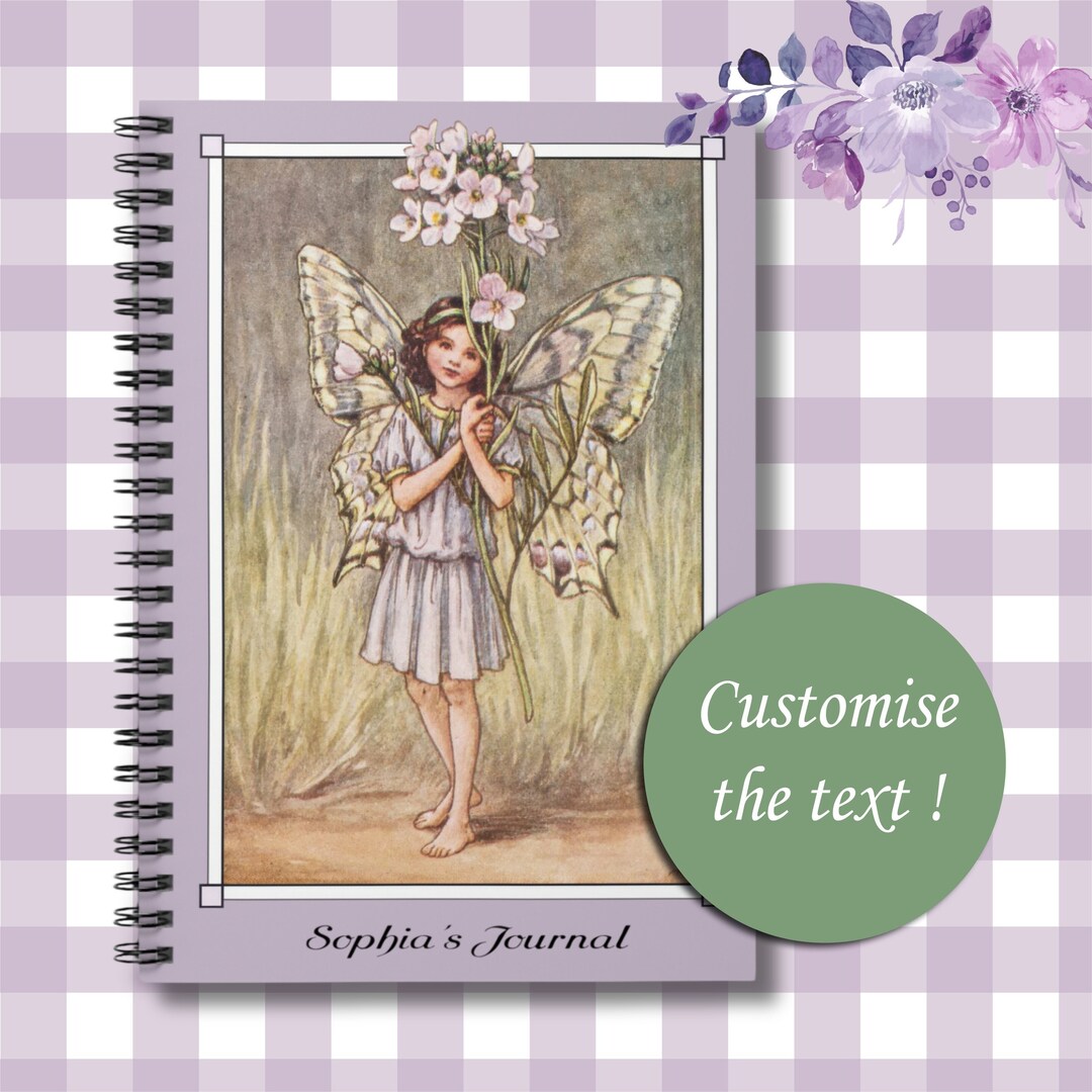 Cicely Mary Barker Flower Fairy Notebook CUSTOM | Lady's Smock Flower ...
