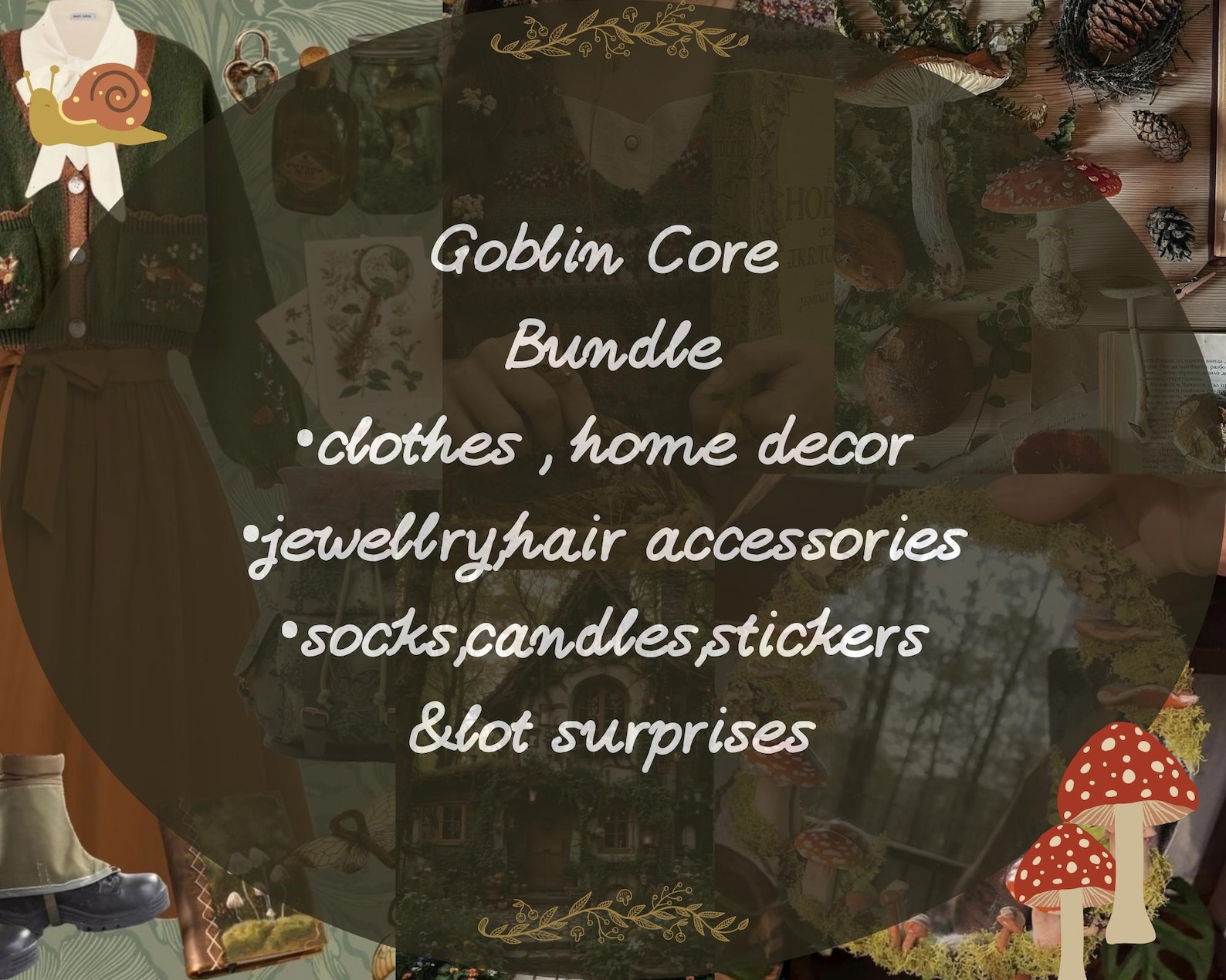 Goblin Core Bundle•goblin Core Style Bundle•thrifted•birthday Gift Box ...