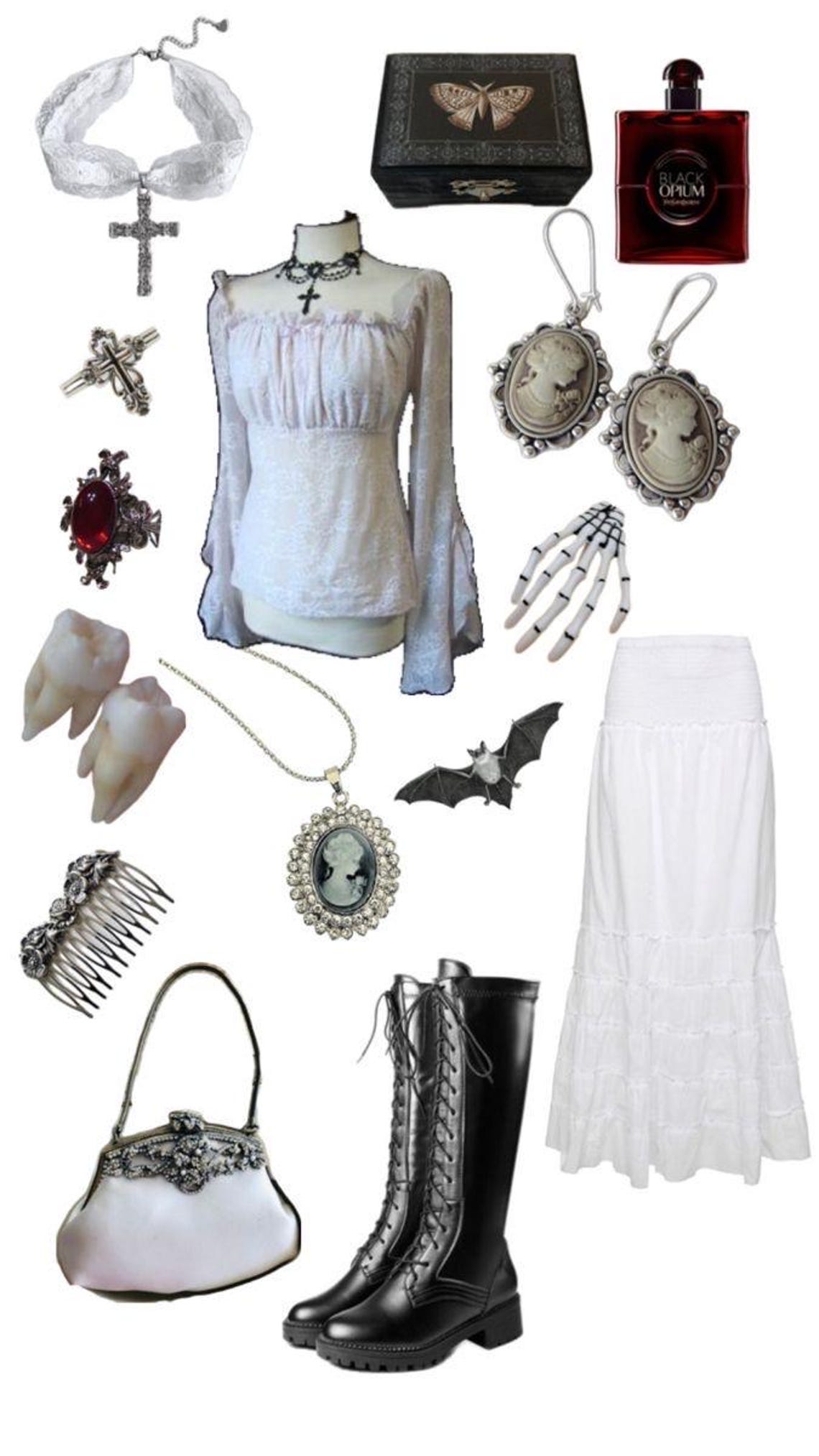 Ghost Core Bundle•gothic Core Style Bundle•thrifted•birthday Gift Box ...